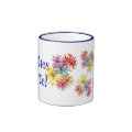 Lefties Left-handed Floral Art Coffee Mug | Zazzle