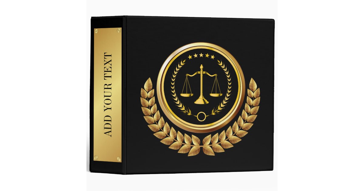 Legal / Law / Attorney Binder 2 | Zazzle