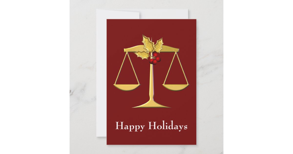 Legal , Lawyer profession Holiday Cards | Zazzle.com