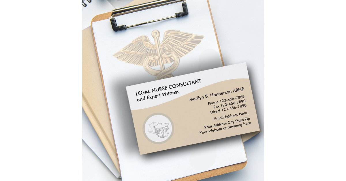 Legal Nurse Practitioner Business Card | Zazzle