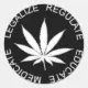 Legalize-Regulate Classic Round Sticker | Zazzle