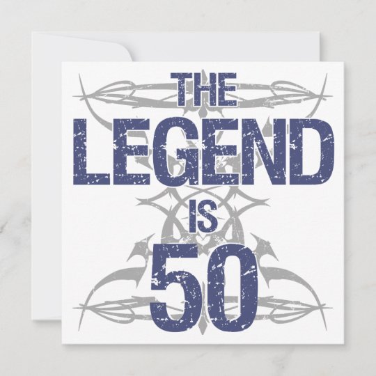 Legend 50th Birthday Card | Zazzle.com