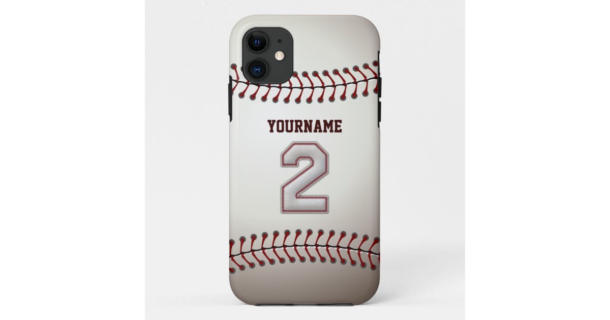 Legend Number 2 Shortstop - Custom Name Baseball Case-Mate iPhone Case ...