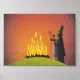 Legend of Saint Patrick and the Paschal Fire Poster | Zazzle