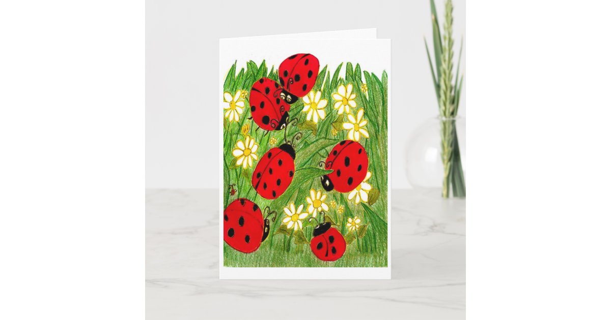 Legend of the Ladybug Card | Zazzle
