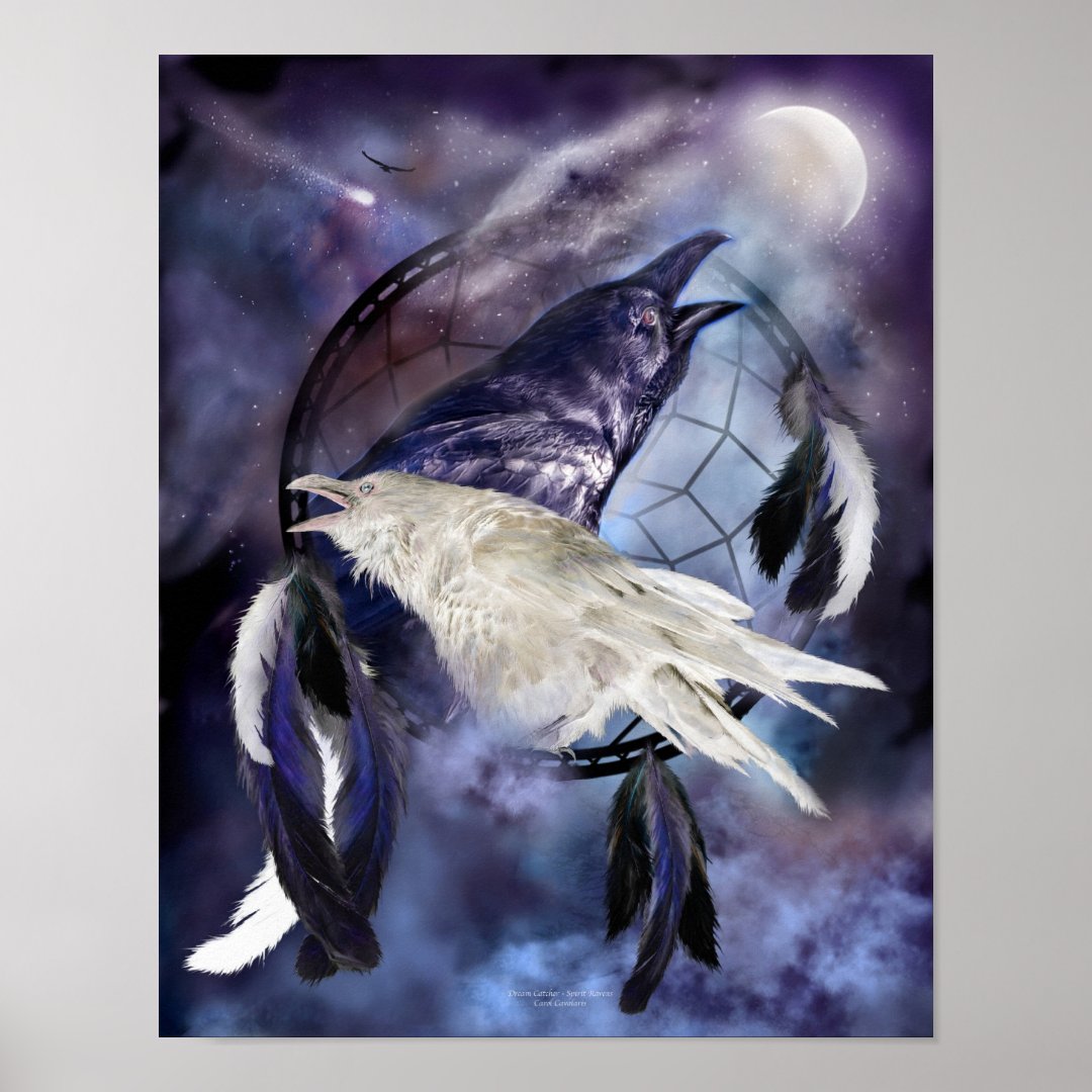Legend Of The White Raven Art Print/ Poster | Zazzle
