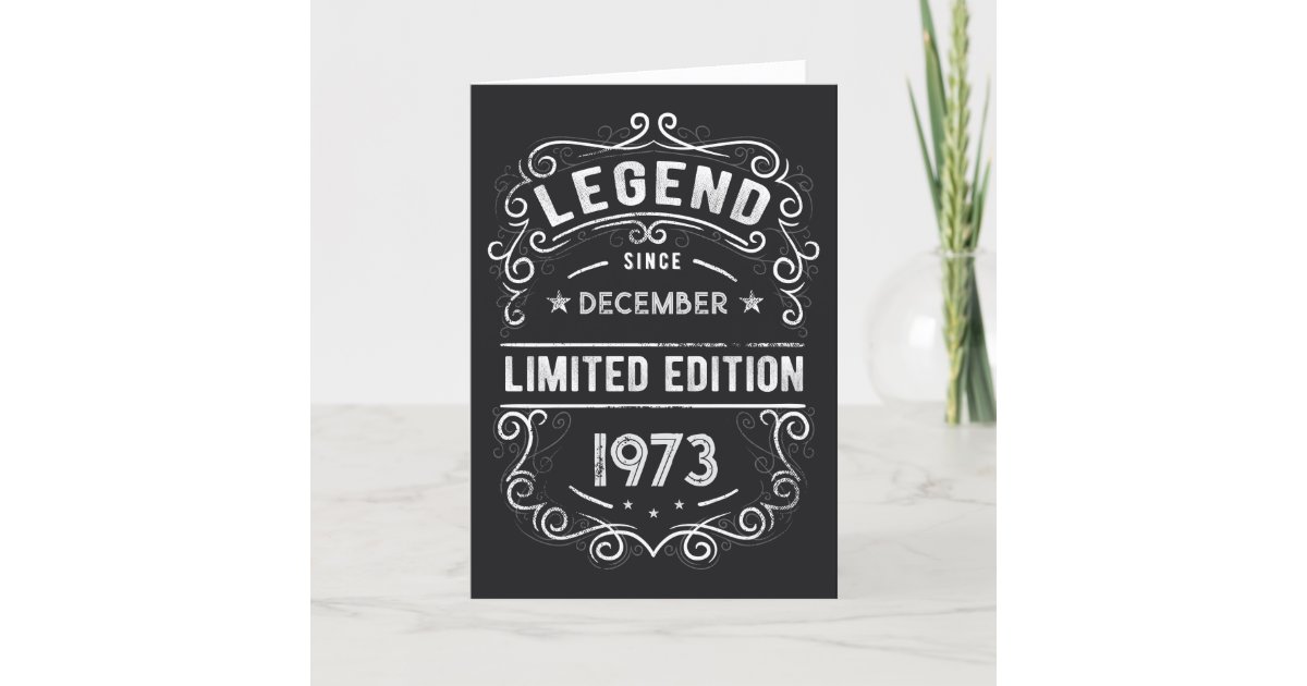 Legend Since Birthday Gift Thank You Card | Zazzle