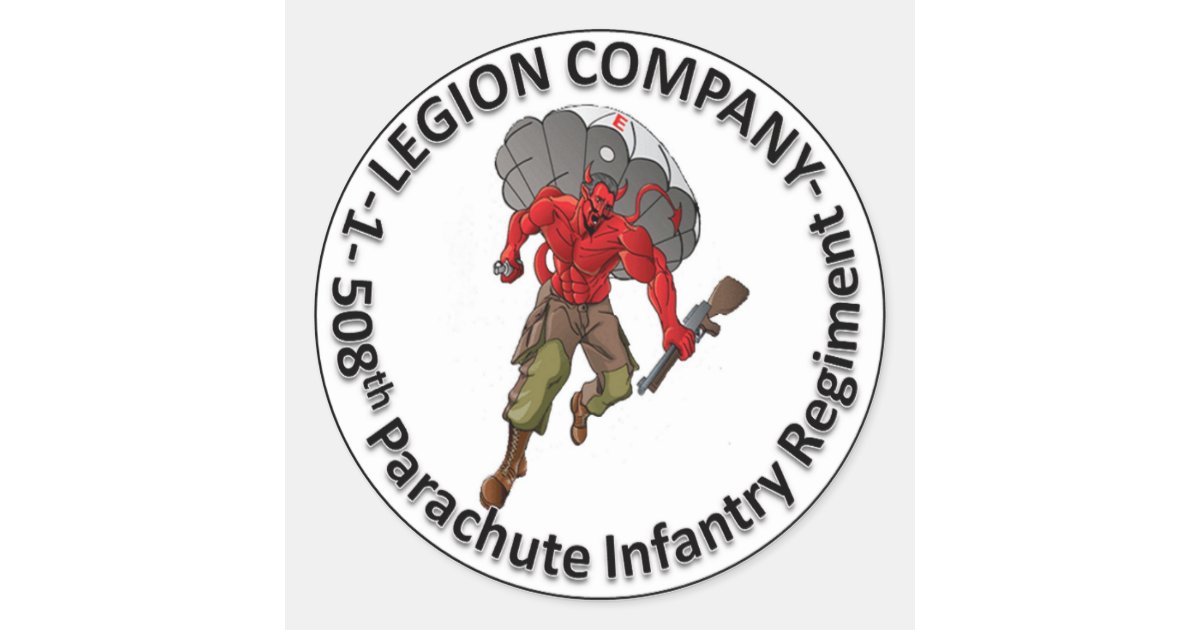 Legion Circle Sticker | Zazzle