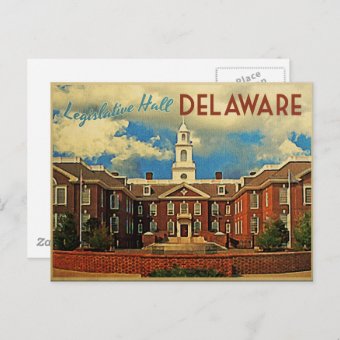 Legislative Hall Delaware Postcard | Zazzle
