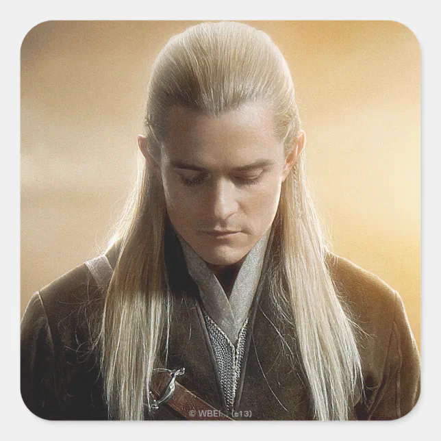 LEGOLAS GREENLEAF™ Character Poster 2 Square Sticker | Zazzle