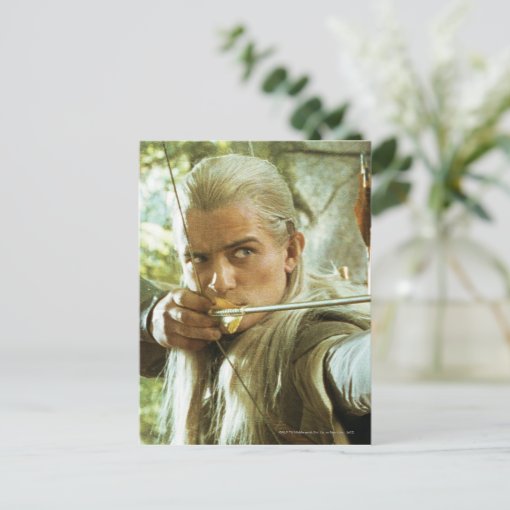 LEGOLAS GREENLEAF™ Drawing Bow 2 Postcard | Zazzle