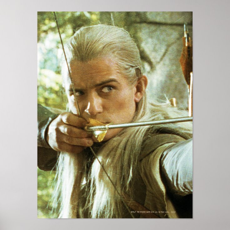 LEGOLAS GREENLEAF™ Drawing Bow 2 Poster | Zazzle