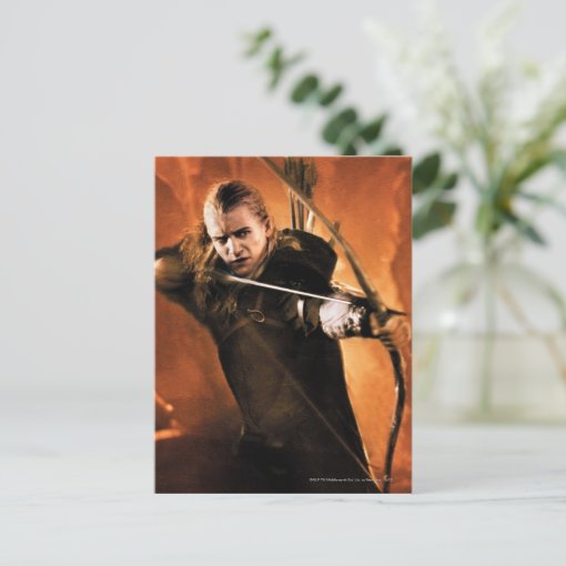 LEGOLAS GREENLEAF™ Drawing Bow 3 Postcard | Zazzle
