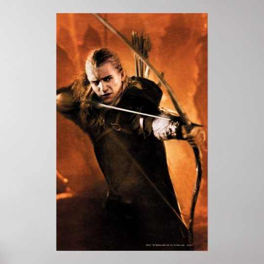 LEGOLAS GREENLEAF™ Drawing Bow 3 Poster | Zazzle.com