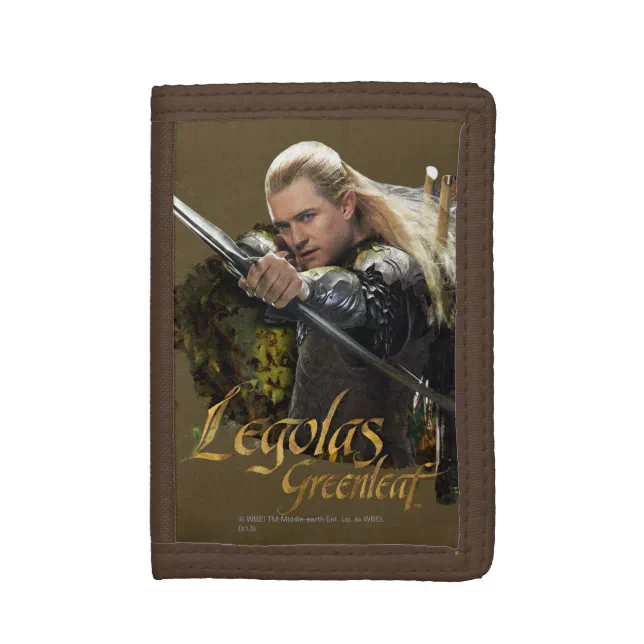 LEGOLAS GREENLEAF™ Drawing Bow Graphic Tri-fold Wallet | Zazzle