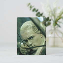 LEGOLAS GREENLEAF™ Drawing Bow Postcard | Zazzle