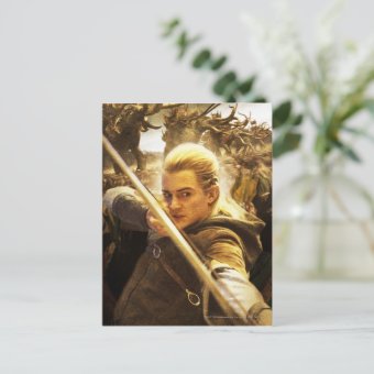 LEGOLAS GREENLEAF™ Drawing His Bow Postcard | Zazzle