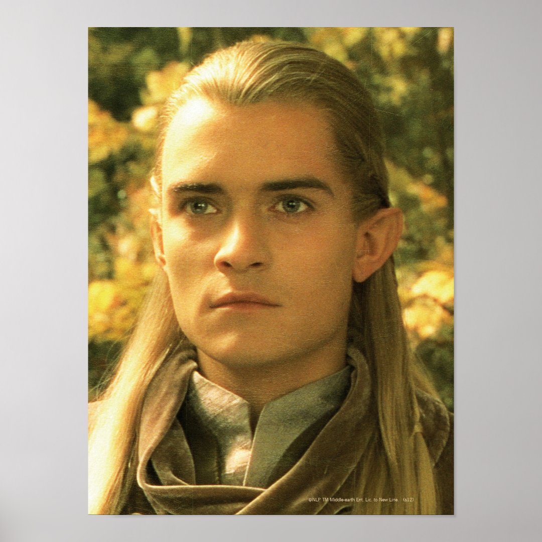 LEGOLAS GREENLEAF™ Golden Glow Poster | Zazzle