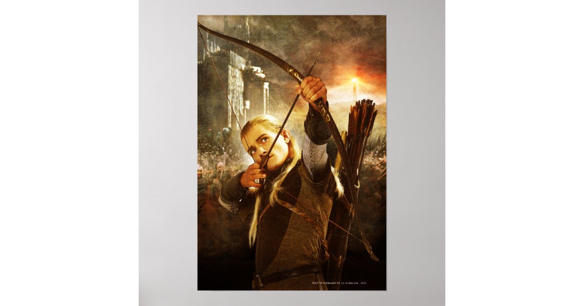LEGOLAS GREENLEAF™ in Action Poster | Zazzle