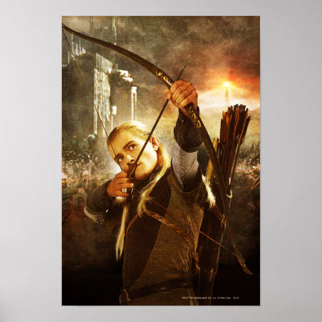 LEGOLAS GREENLEAF™ in Action Poster | Zazzle