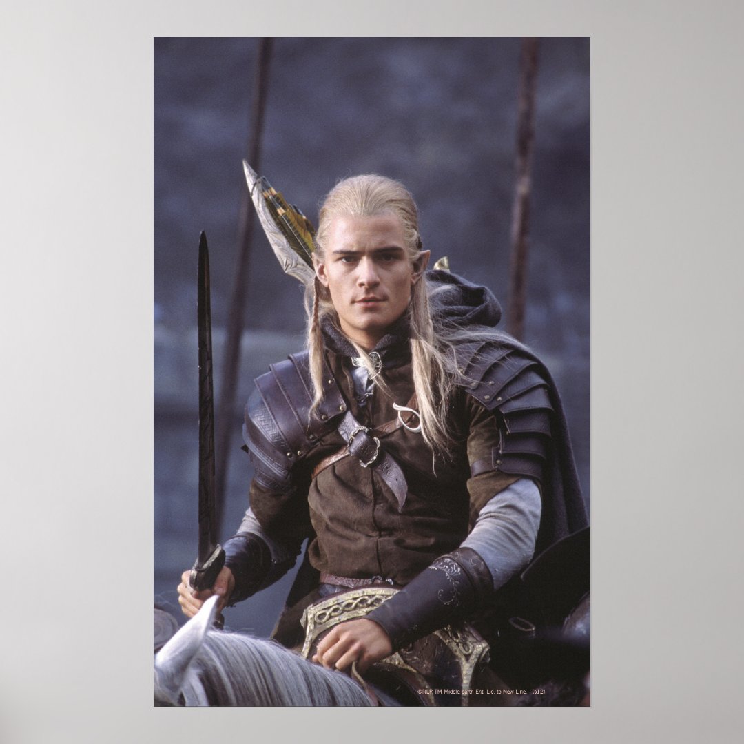 LEGOLAS GREENLEAF™ on Horse Poster | Zazzle
