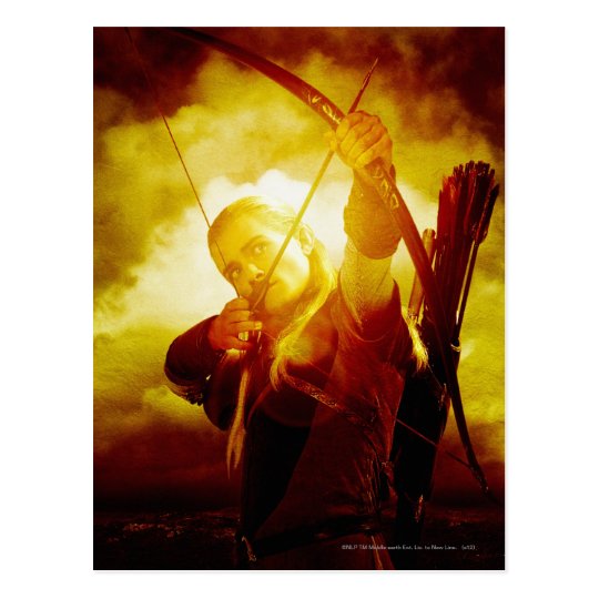 LEGOLAS GREENLEAF™ Shooting Arrow Postcard | Zazzle.com