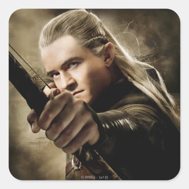 LEGOLAS GREENLEAF™ SQUARE STICKER | Zazzle