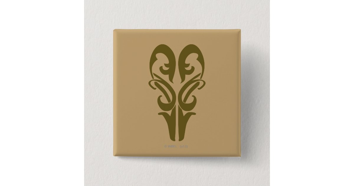LEGOLAS GREENLEAF™ Symbol Pinback Button | Zazzle