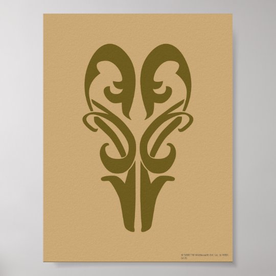 LEGOLAS GREENLEAF™ Symbol Poster | Zazzle.com
