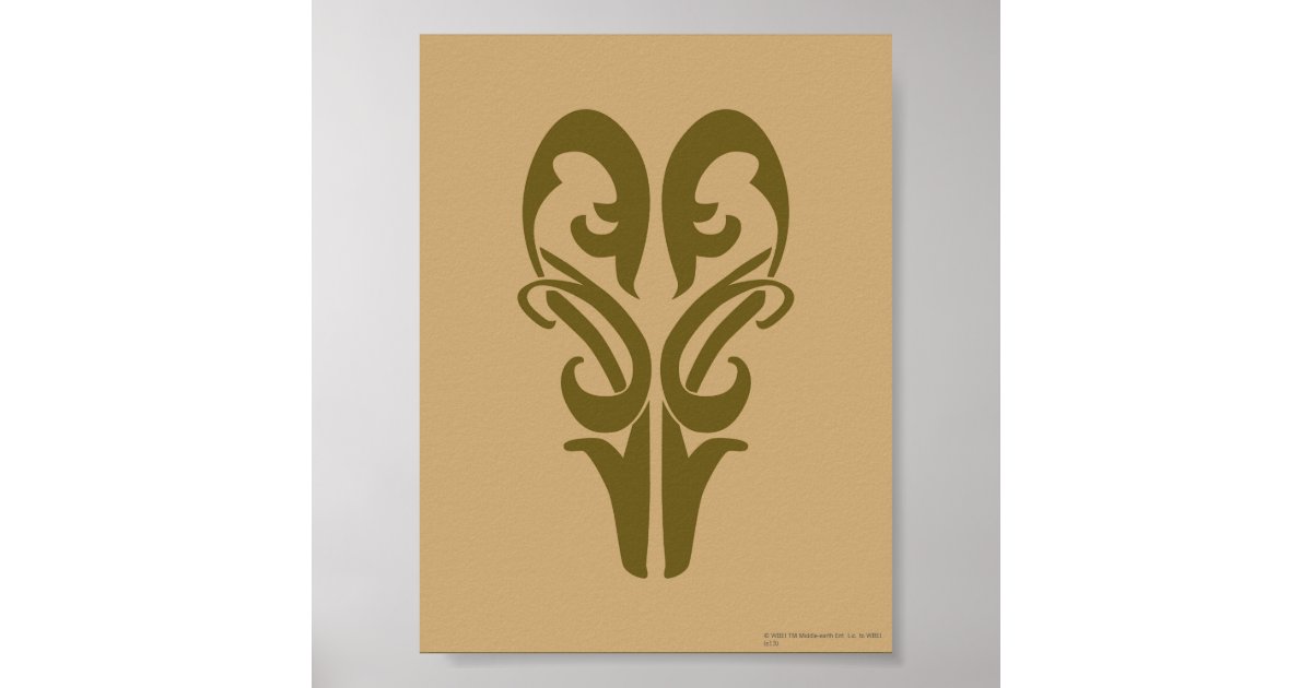 LEGOLAS GREENLEAF™ Symbol Poster | Zazzle