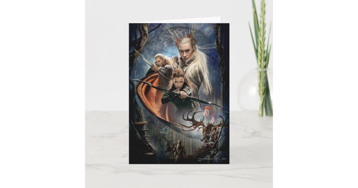 LEGOLAS GREENLEAF™, TAURIEL™, and Thranduil Card | Zazzle