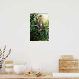 LEGOLAS GREENLEAF™ with bow Poster | Zazzle