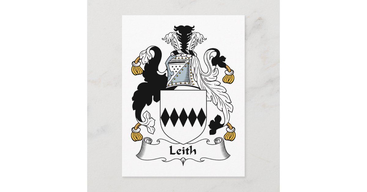 Leith Family Crest Postcard | Zazzle