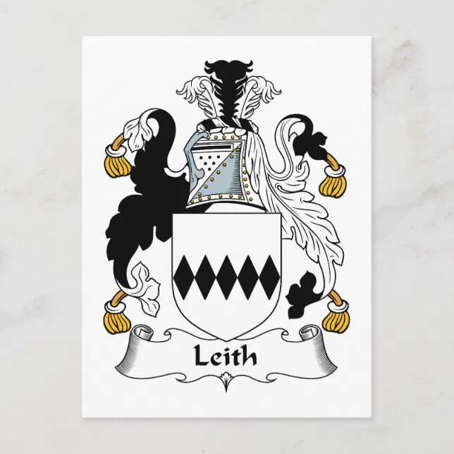 Leith Family Crest Postcard | Zazzle