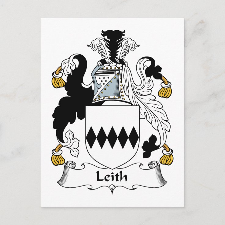 Leith Family Crest Postcard | Zazzle