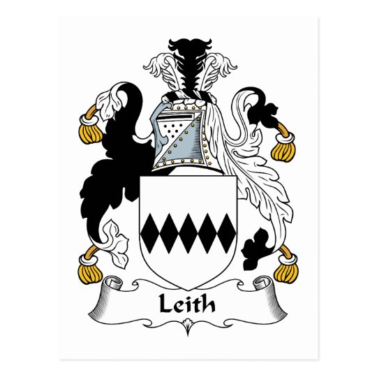 Leith Family Crest Postcard | Zazzle.com