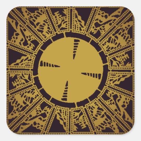 Lemarchand's Box: Lament Configuration; Hellraiser Square Sticker ...