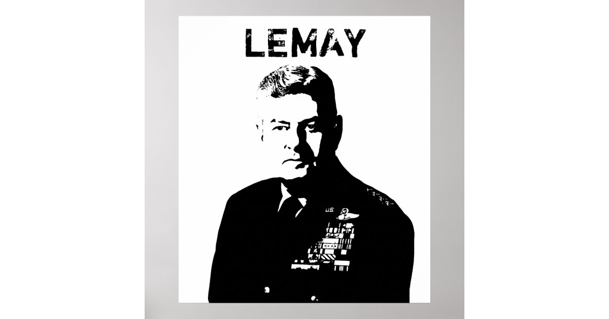 Lemay -- Black and White Poster | Zazzle