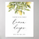 Lemon Calligraphy Bridal Shower Lemon drops Sign | Zazzle