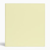 Lemon Chiffon Solid Color Binder | Zazzle