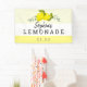 Lemon Citrus Floral Lemonade Stand Kids Banner | Zazzle