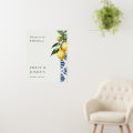 Lemon Citrus Positano Wedding Welcome Sign | Zazzle