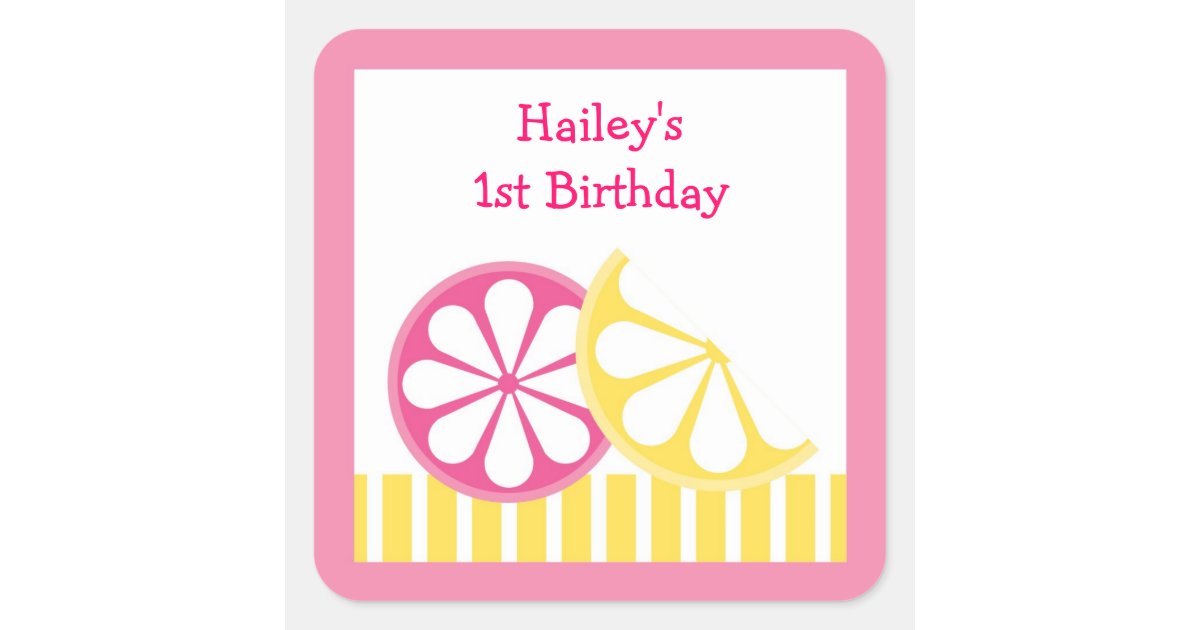 Lemon Citrus Stickers Envelope Seals | Zazzle