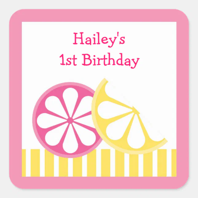 Lemon Citrus Stickers Envelope Seals | Zazzle