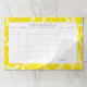 Lemon Custom Desk Pad Monthly Calendar Planner | Zazzle