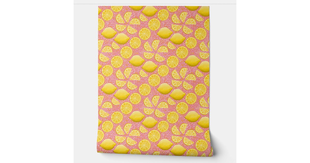 Lemon Dash Wallpaper | Zazzle