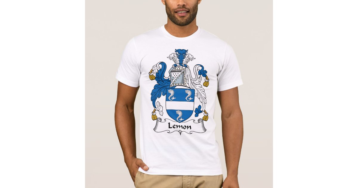 Lemon Family Crest T-Shirt | Zazzle