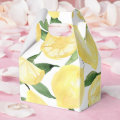 Lemon Favor Boxes Lemon Gift Boxes Main Squeeze | Zazzle