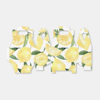 Lemon Favor Boxes Lemon Gift Boxes Main Squeeze | Zazzle
