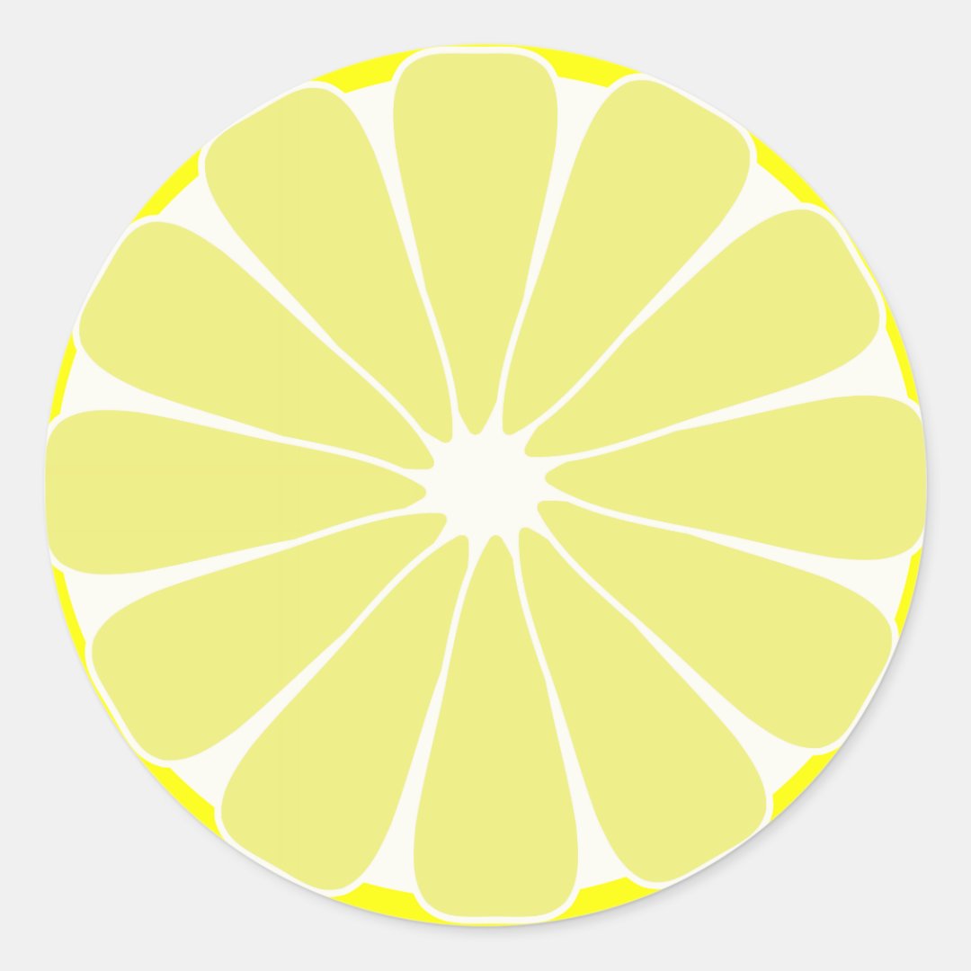 Lemon Fruit Stickers | Zazzle